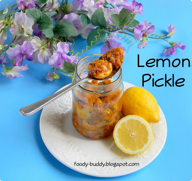 Lemon Pickle Recipe - South Indian Style - FoodyBuddy